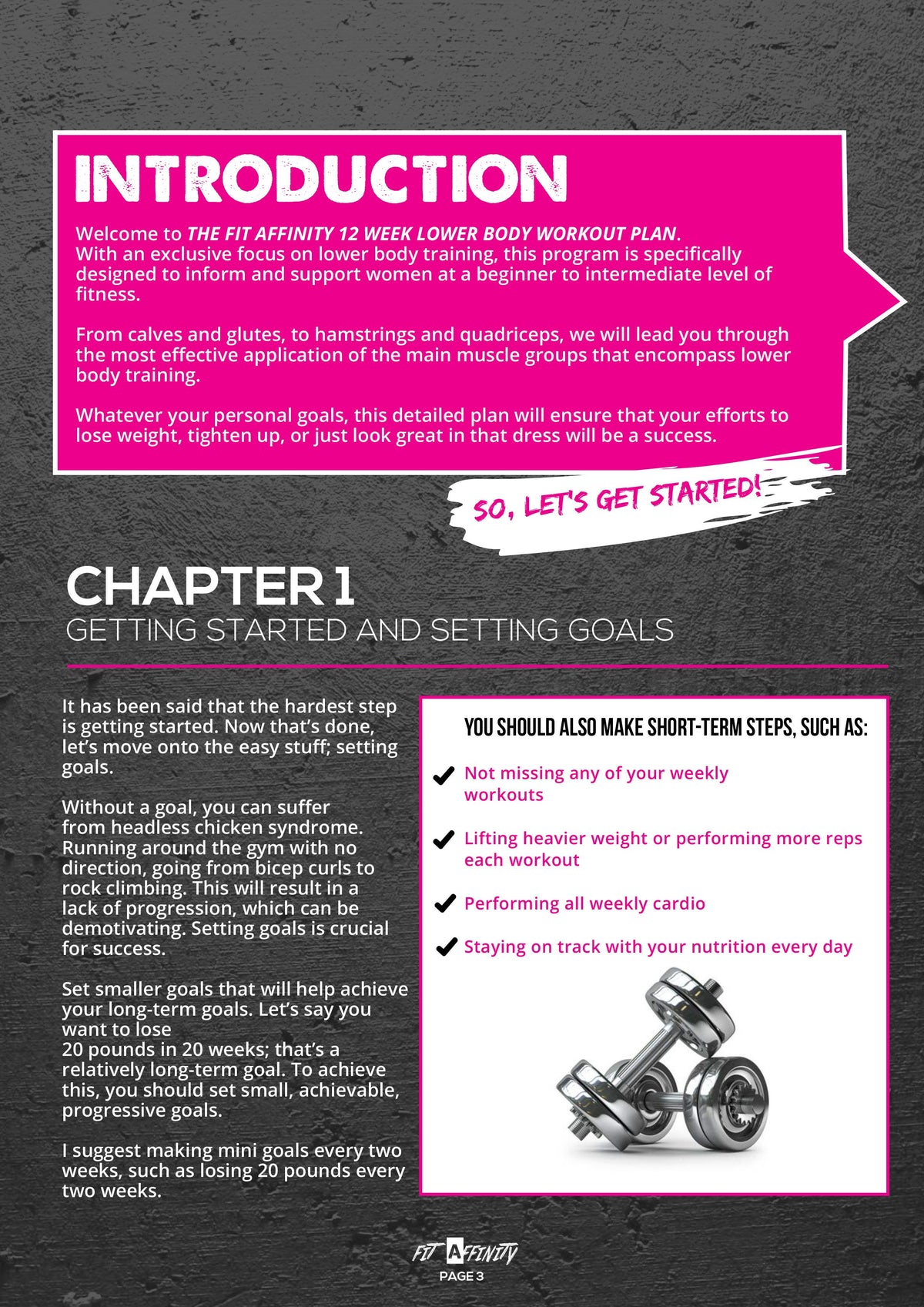 12 Week Lower Body Workout Plan | Fit Affinity