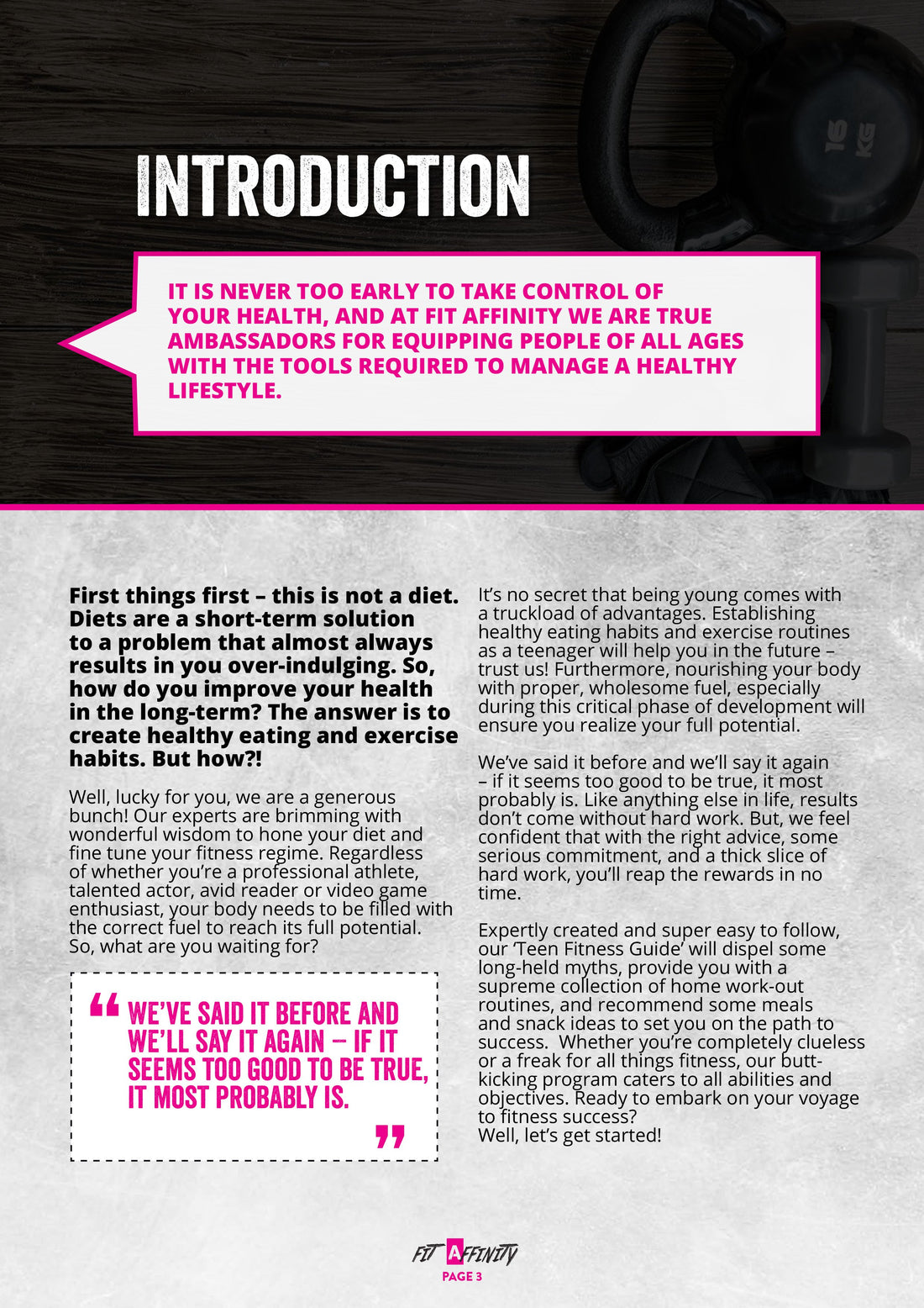 30 Day Teen Workout Plan - Fit Affinity