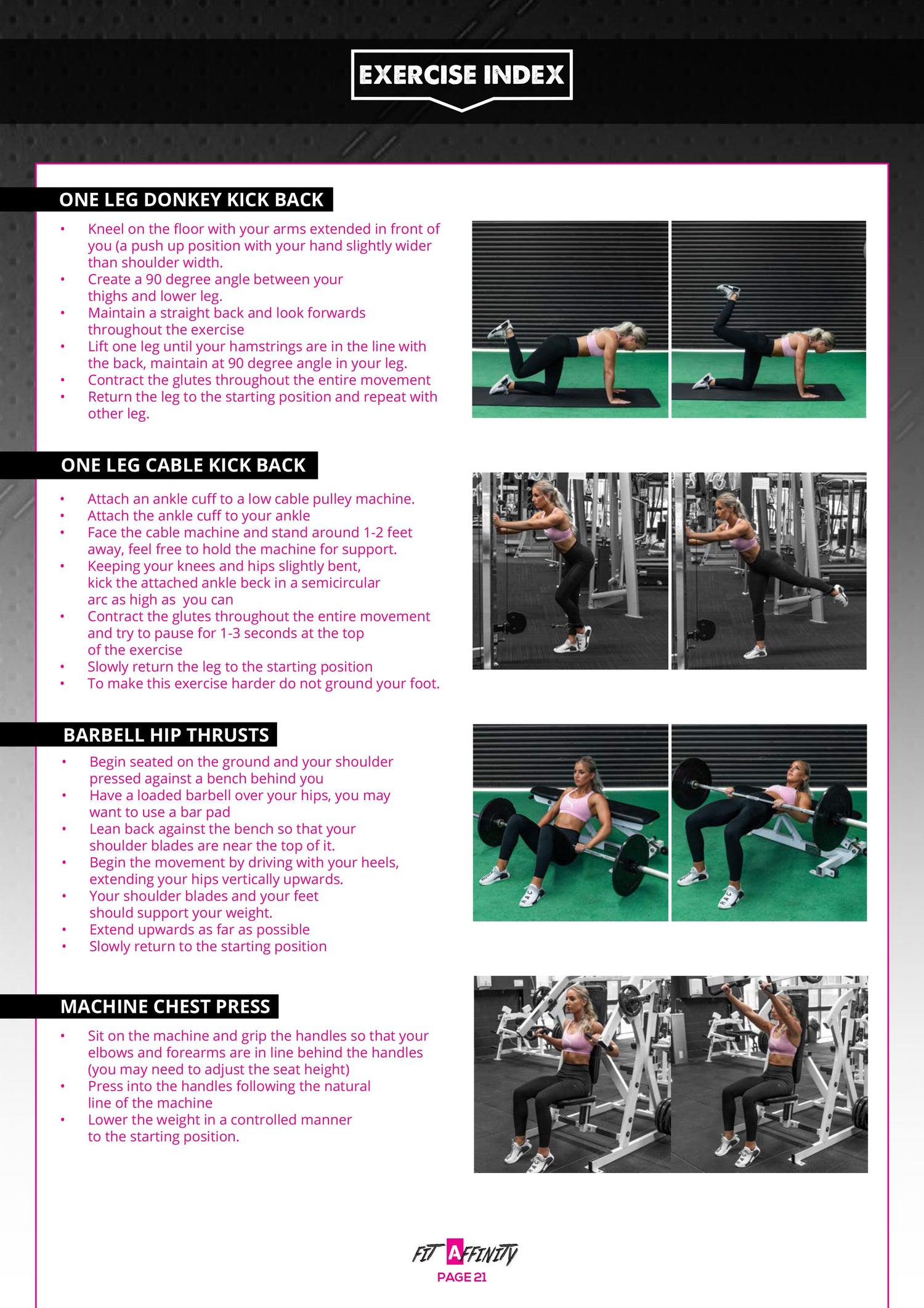 Lean & Sculpted Weeks 13-24 Gym Workout Plan - Fit Affinity
